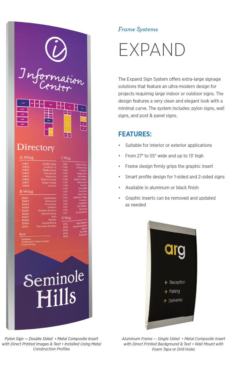 Signage - Expand - TAPP Custom