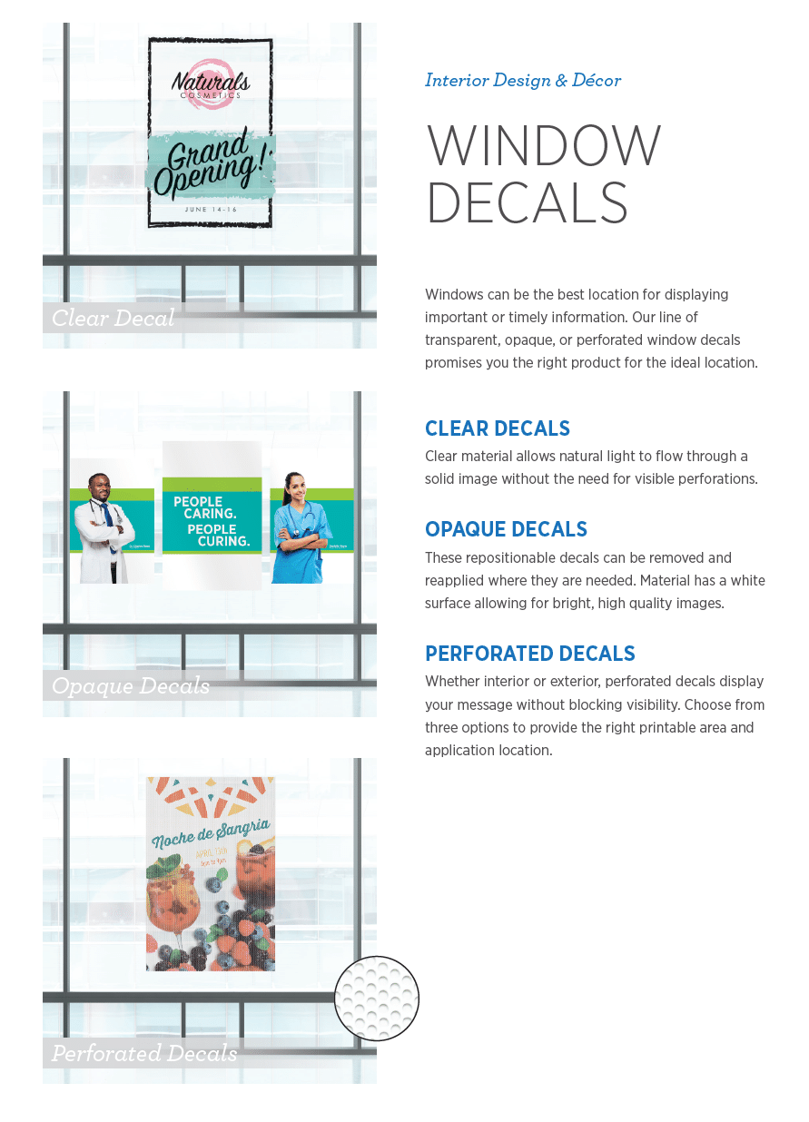 Signage - Window Decals - TAPP Custom